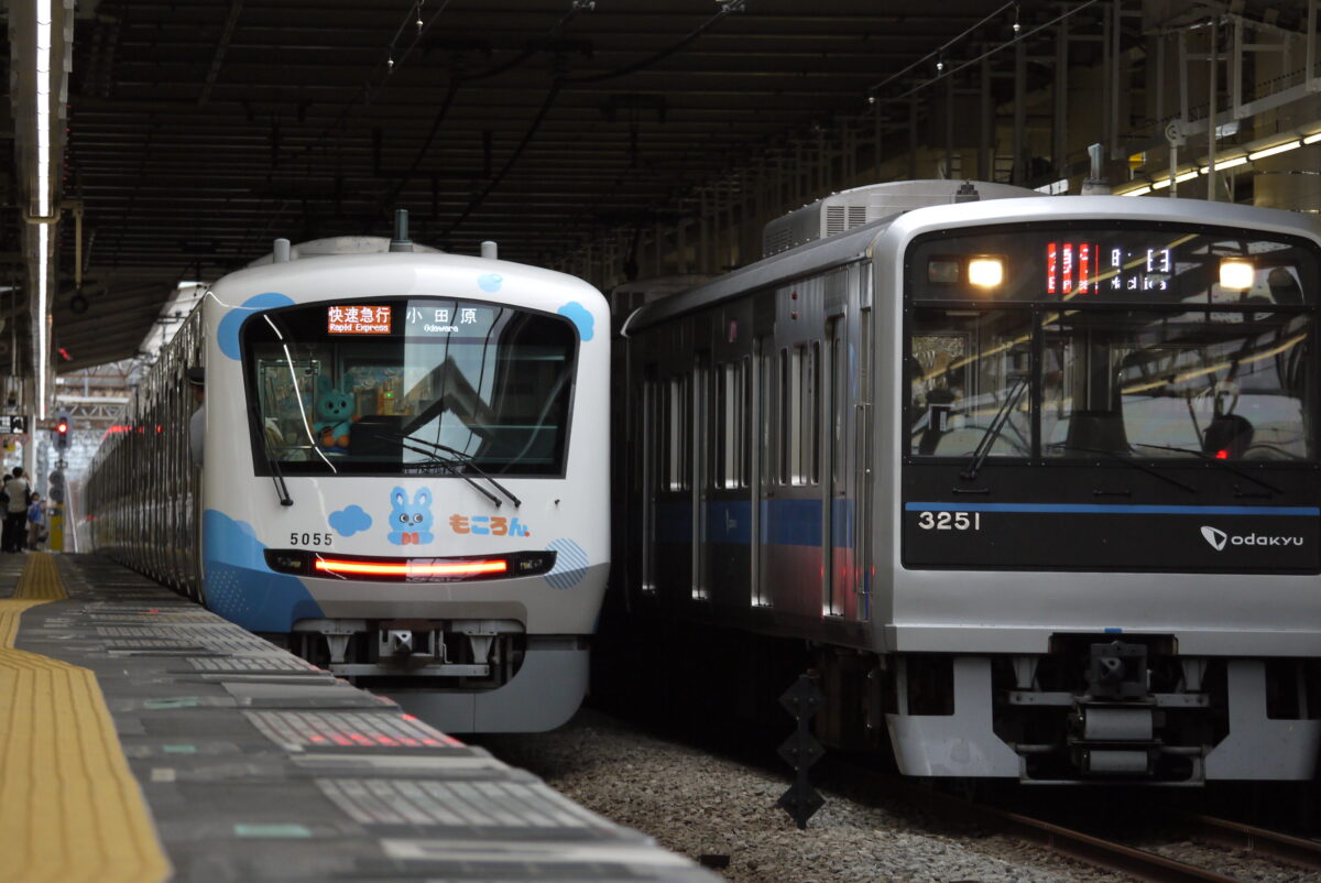 我が愛車！小田急5000形5055F「初代もころん号」を撮る！ | FreedomTrain