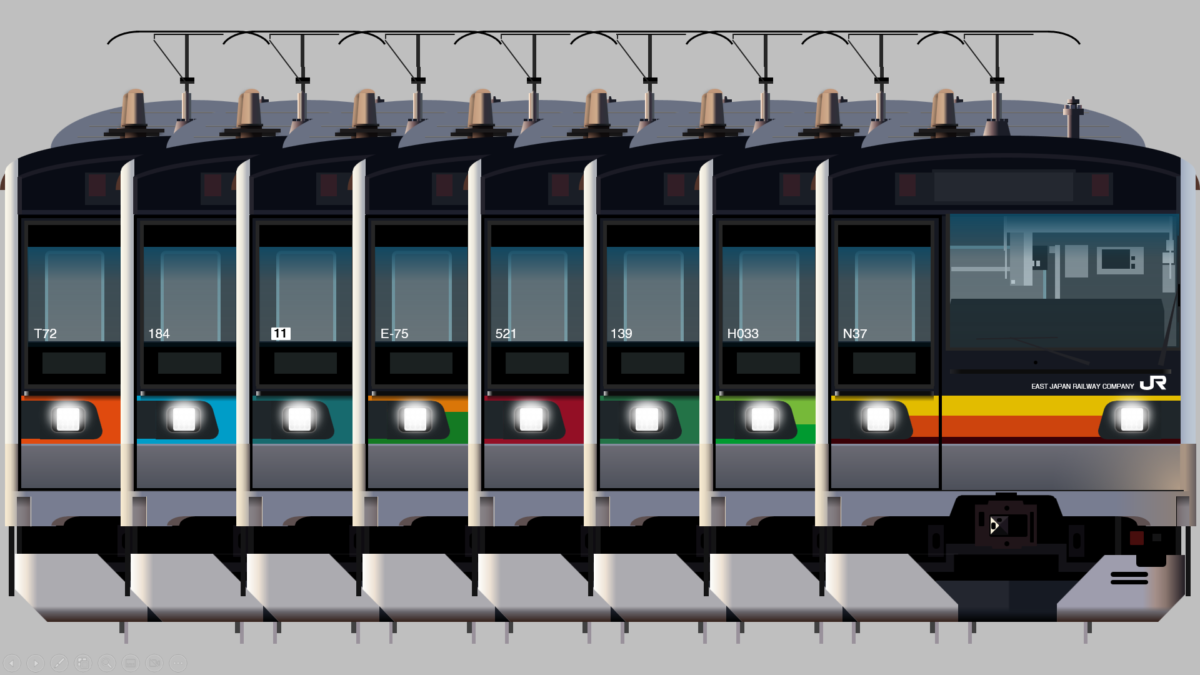 E233系2000番台に似合う色を探す会【勝手に塗装変更シリーズ】 | FreedomTrain